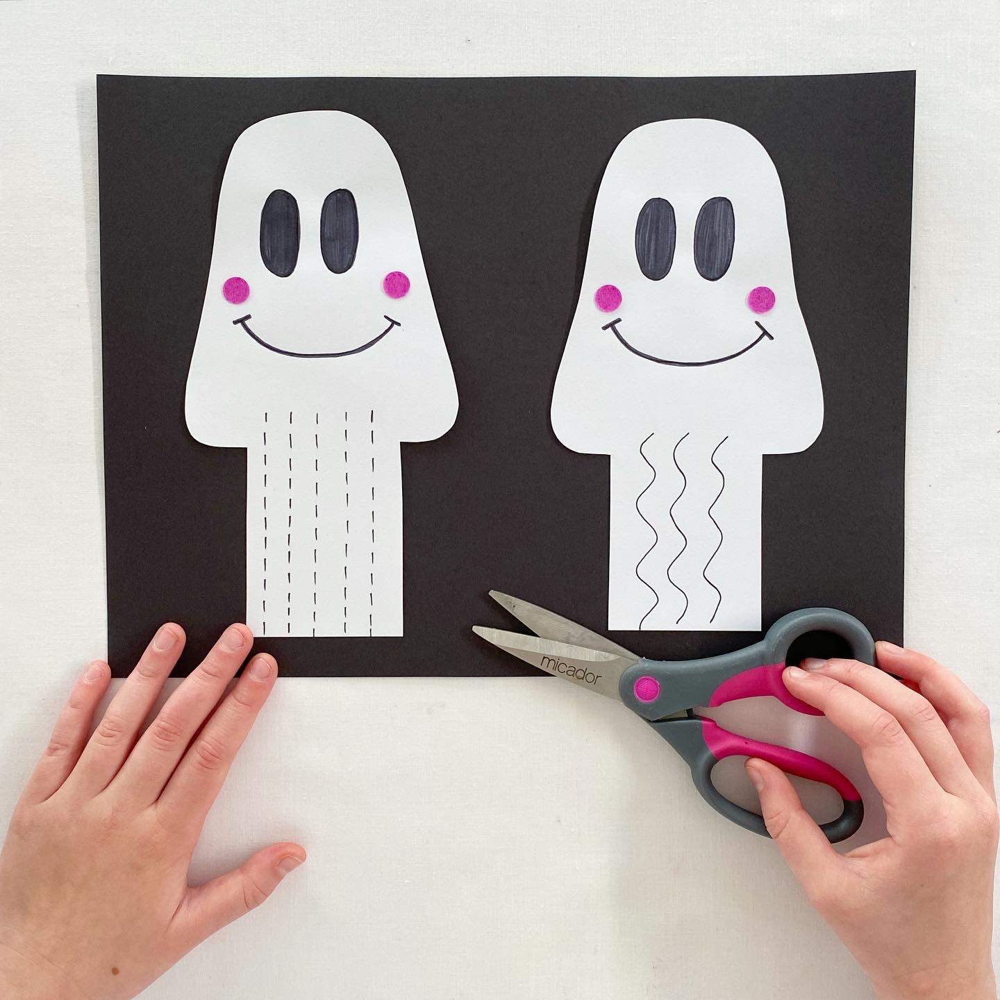 Halloween Scissor Crafts for Kids