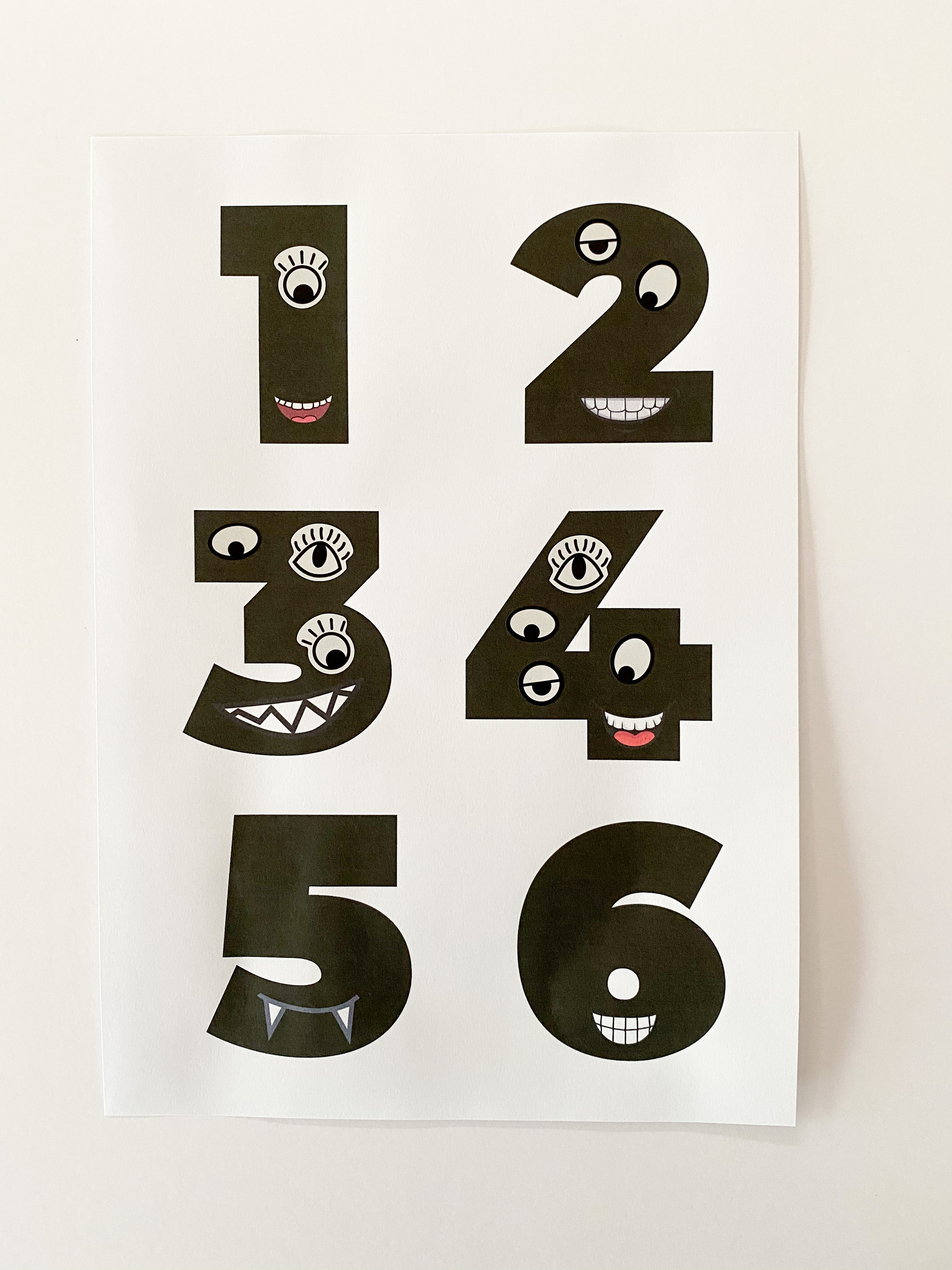 Halloween Number Match for Kids