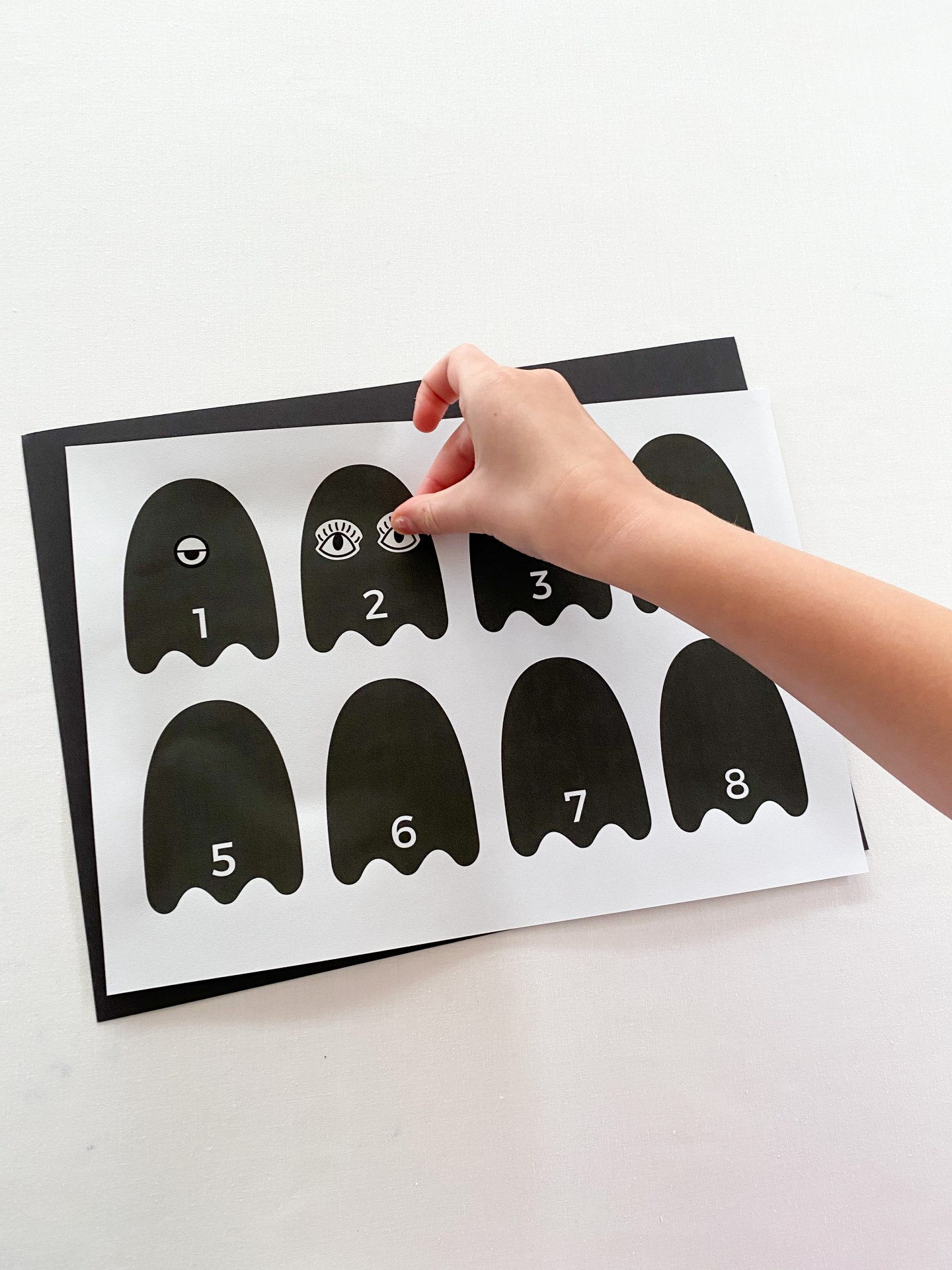 Spooky Halloween Number Craft for Kids