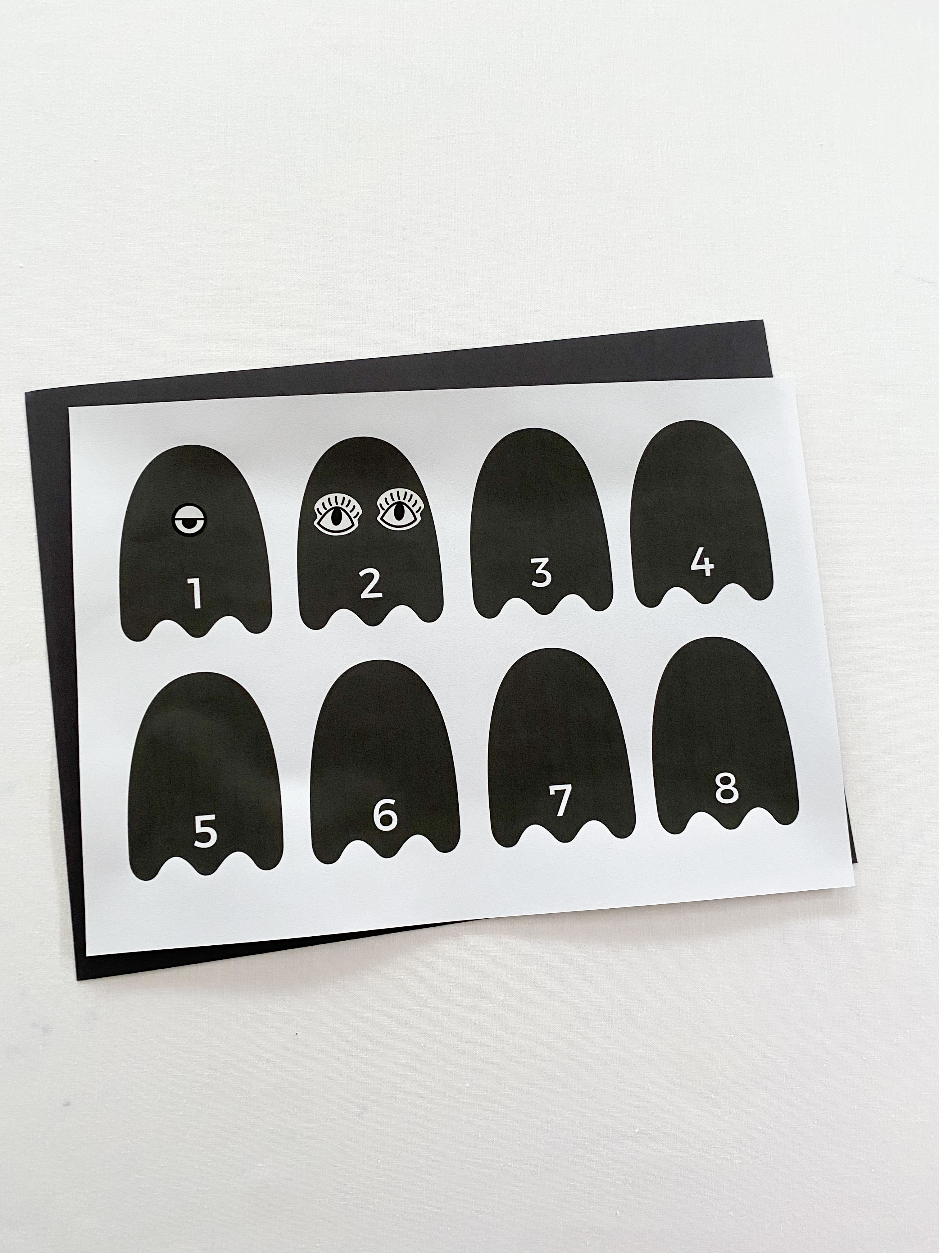 Spooky Halloween Number Craft for Kids