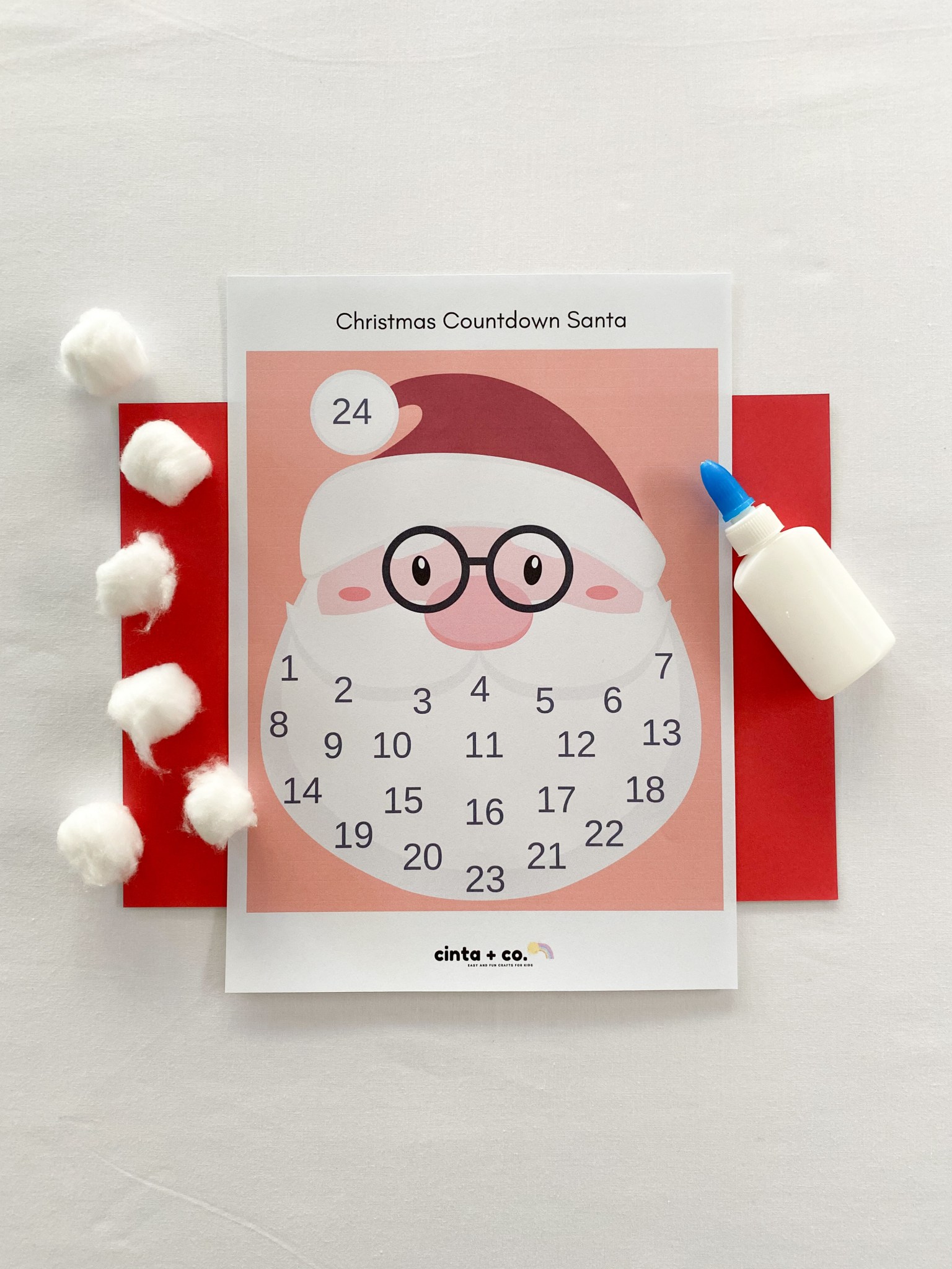 Free Christmas Countdown Printable for Kids