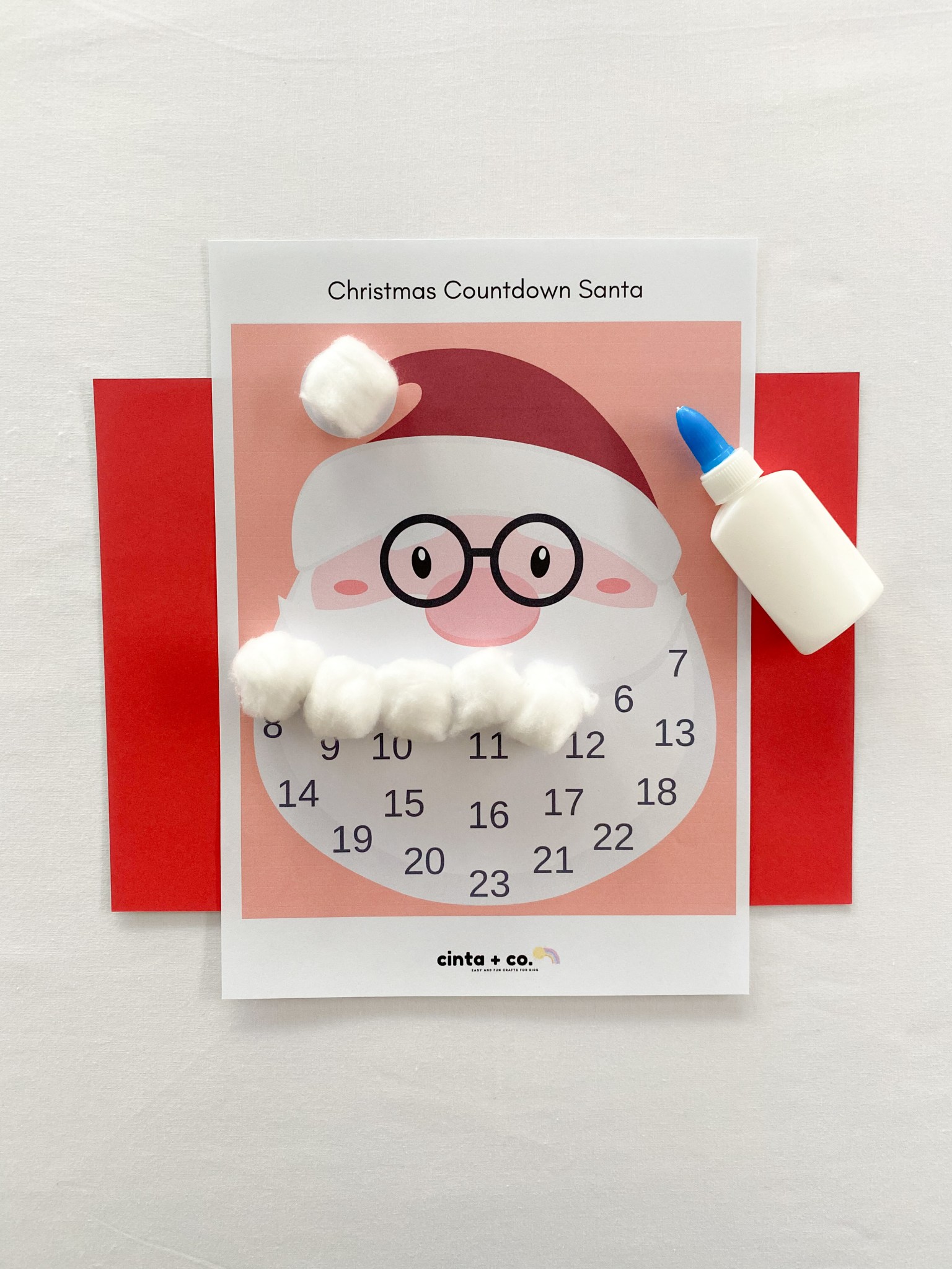 Free Christmas Countdown Printable for Kids