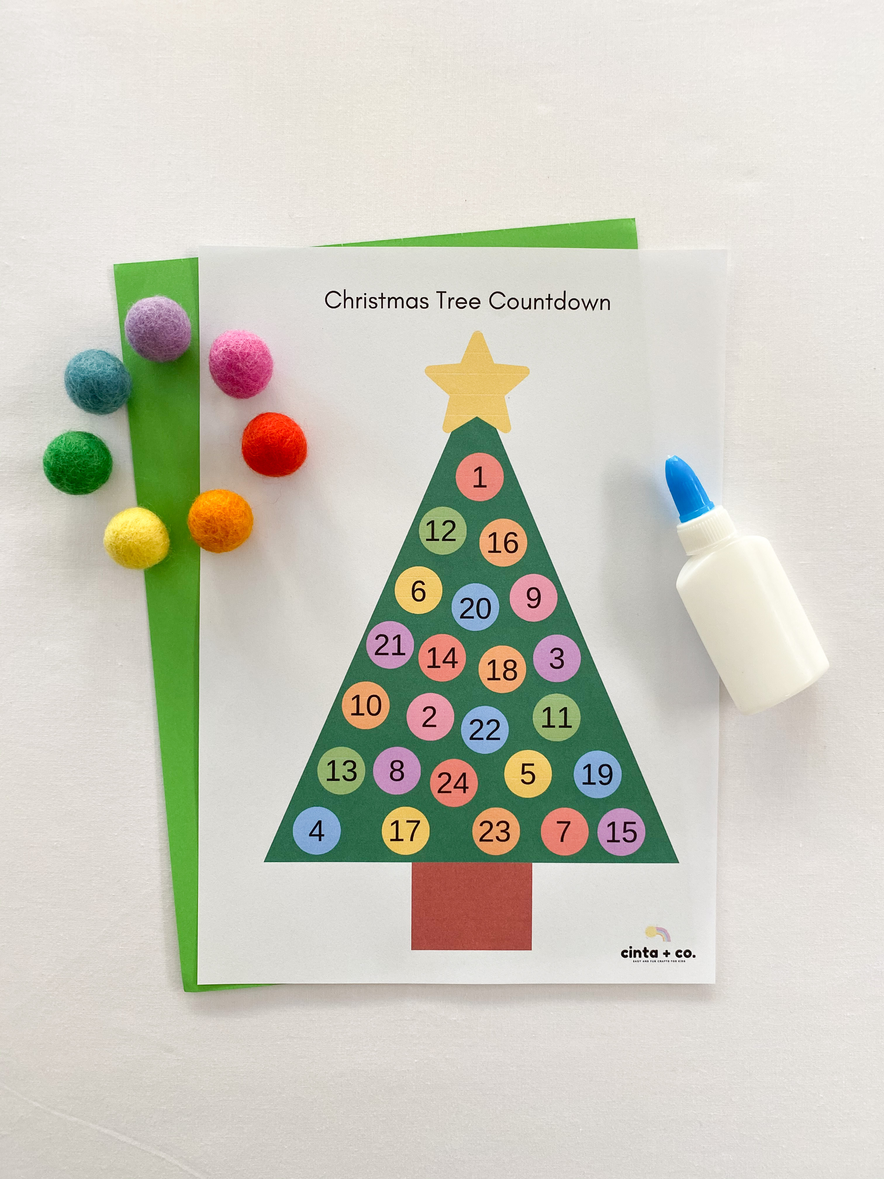 Free Christmas Countdown Printable for Kids