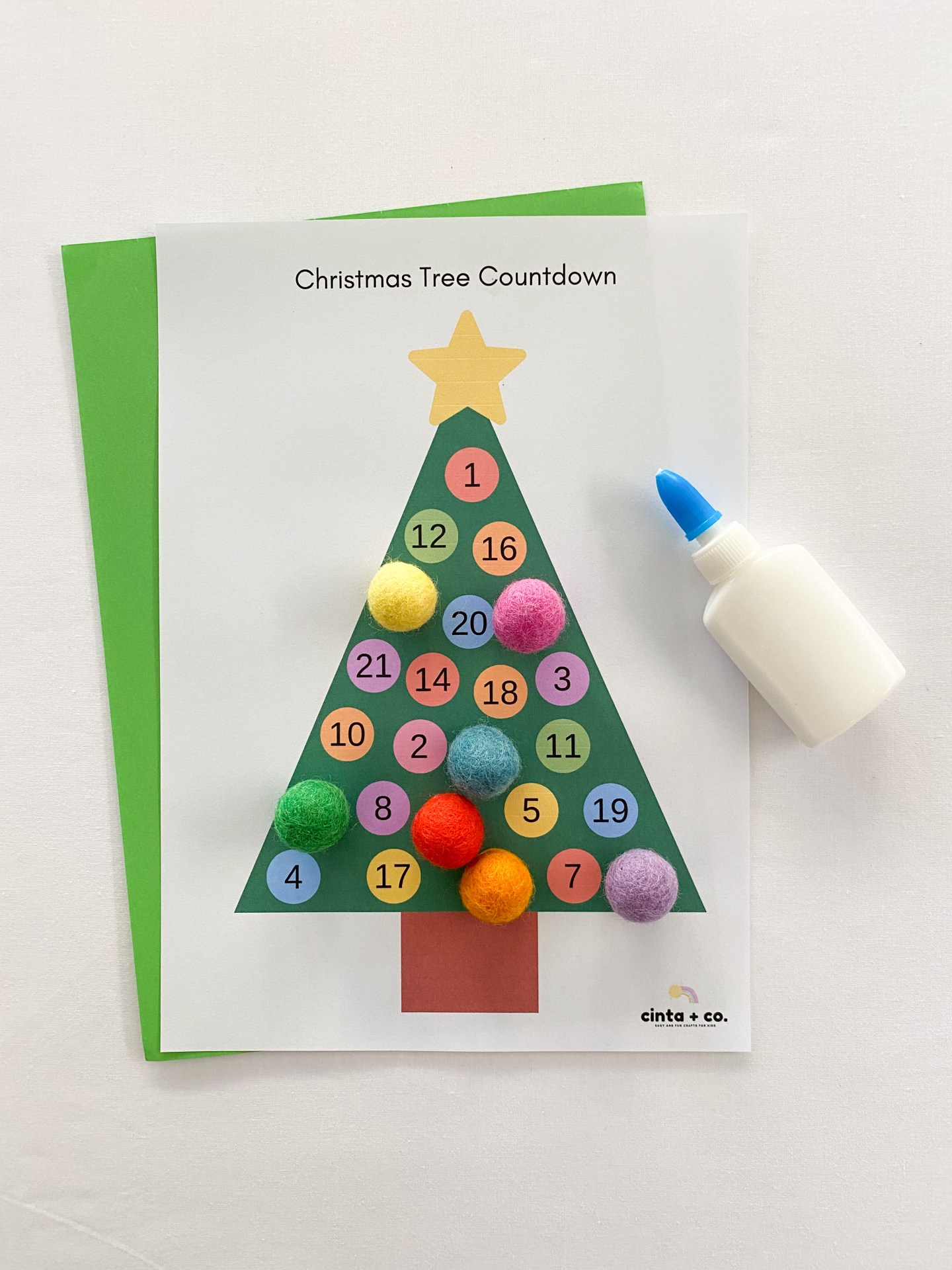 Free Christmas Countdown Printable for Kids