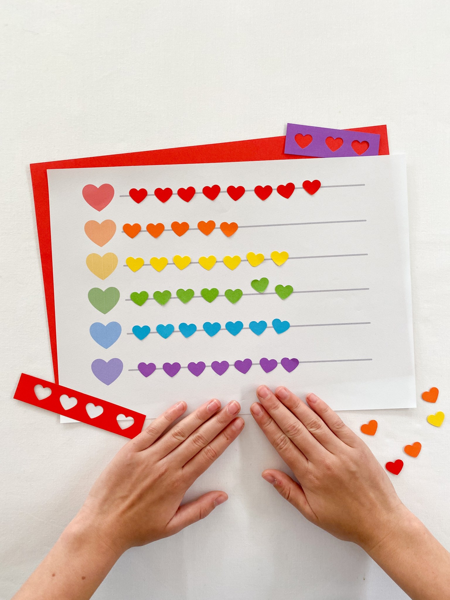 The Easiest Valentine’s Collage Craft for Kids