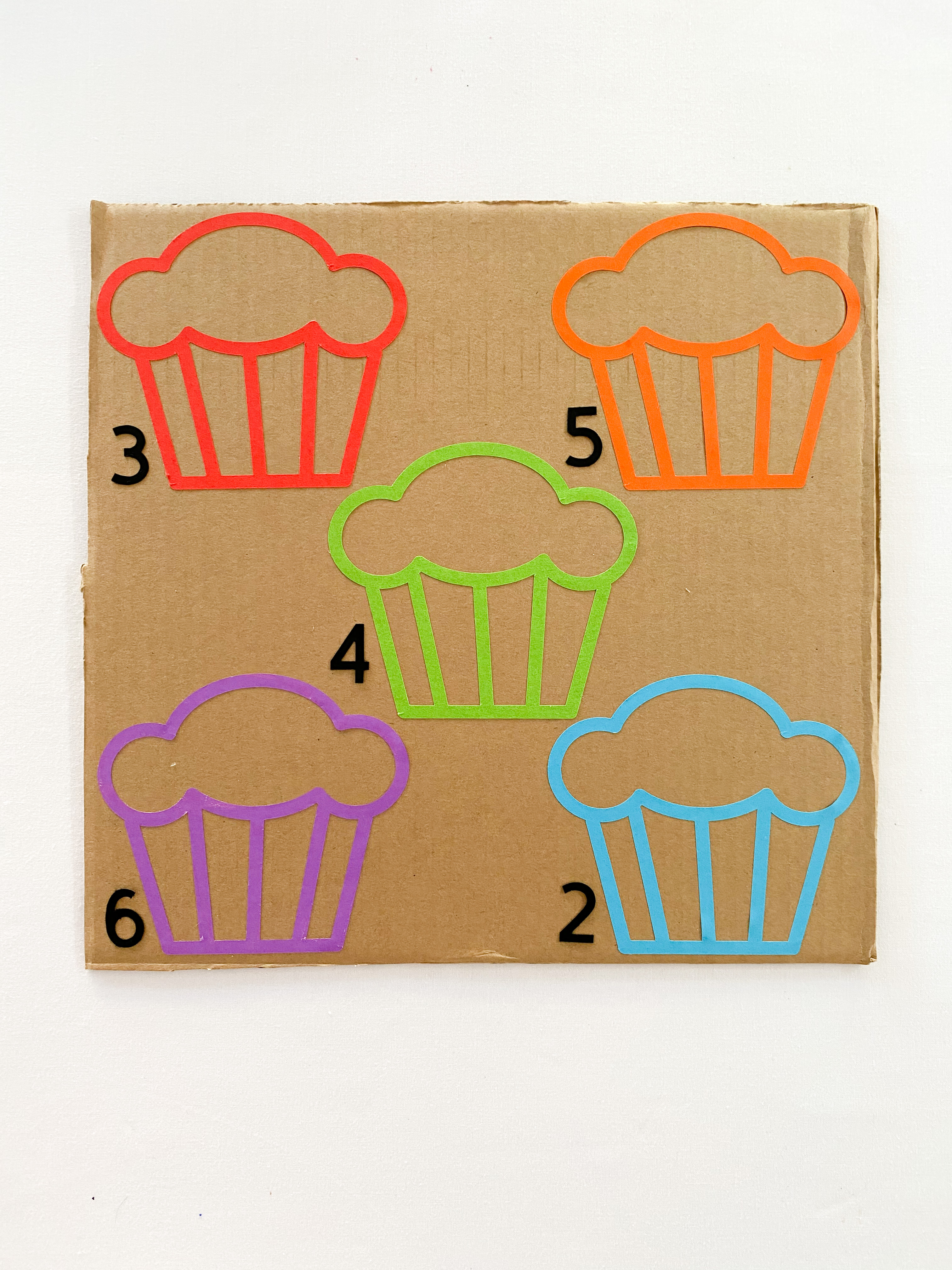 Cupcake Counting Activity for Kids