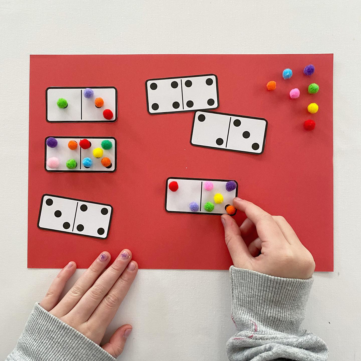 Easy Math for Kids with Dominoes
