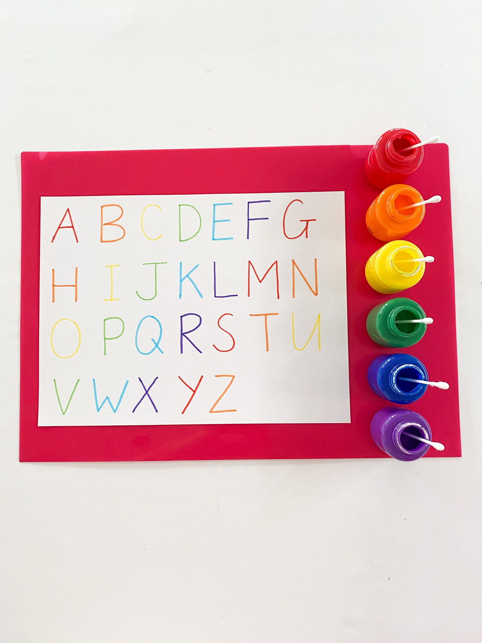 Q-tip Painting for Kids