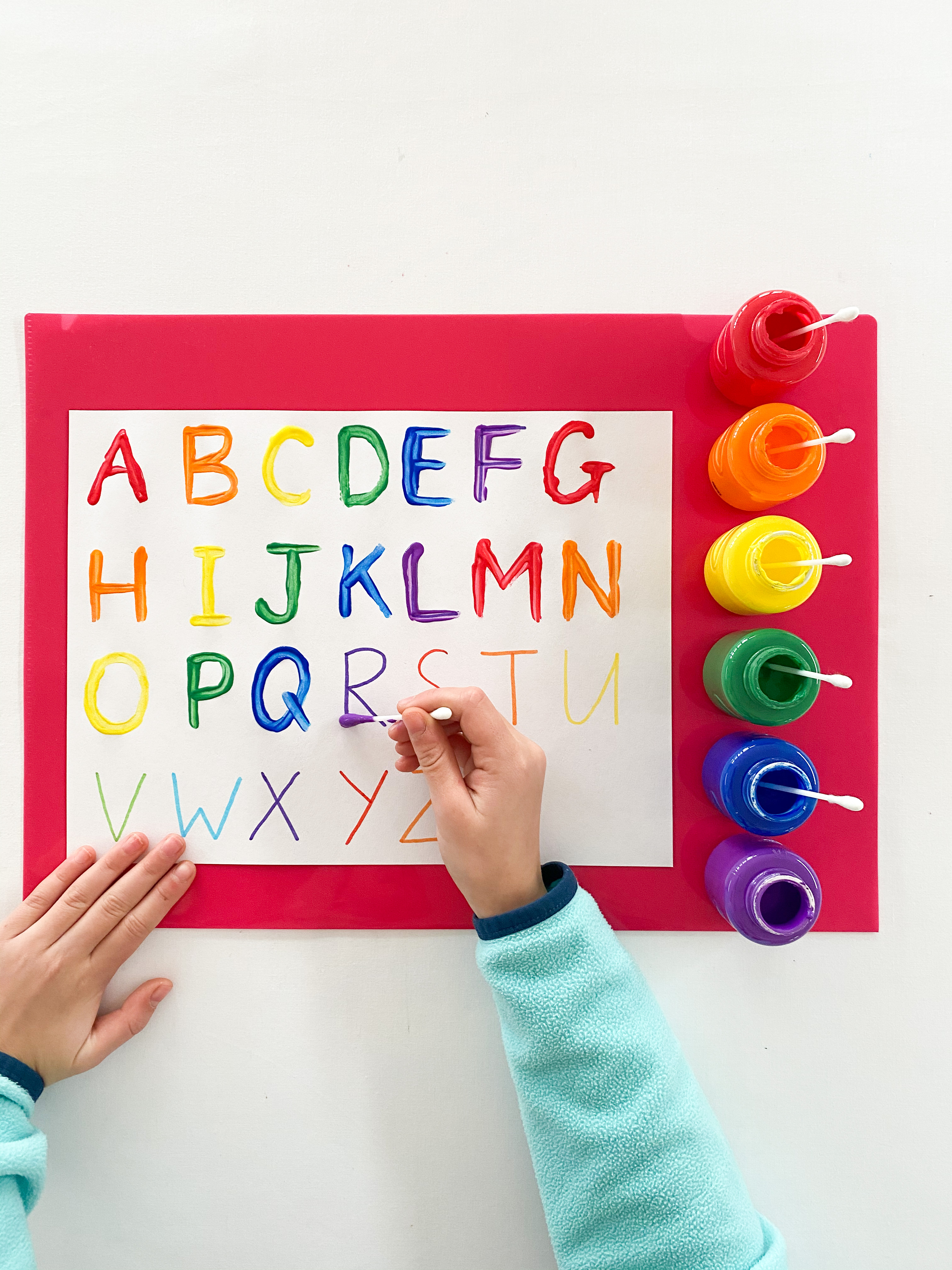 Q-tip Painting for Kids