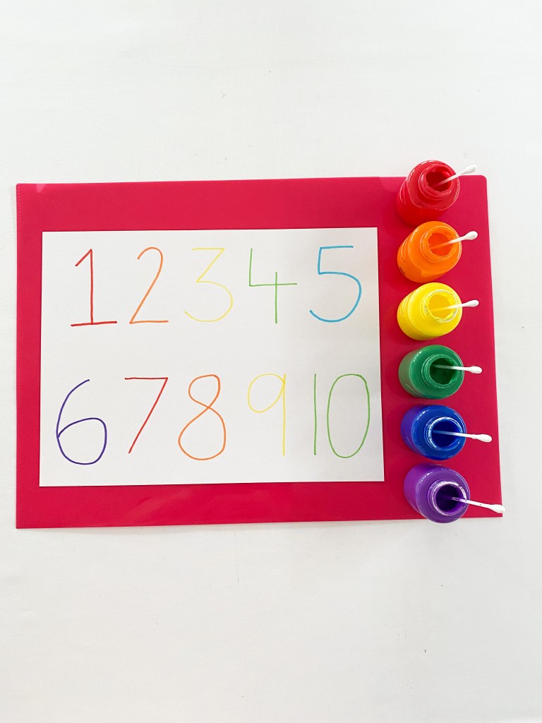 Q-tip Painting for Kids