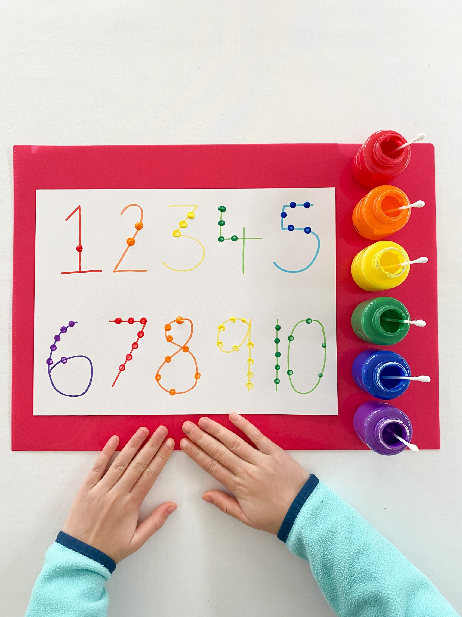 Q-tip Painting for Kids