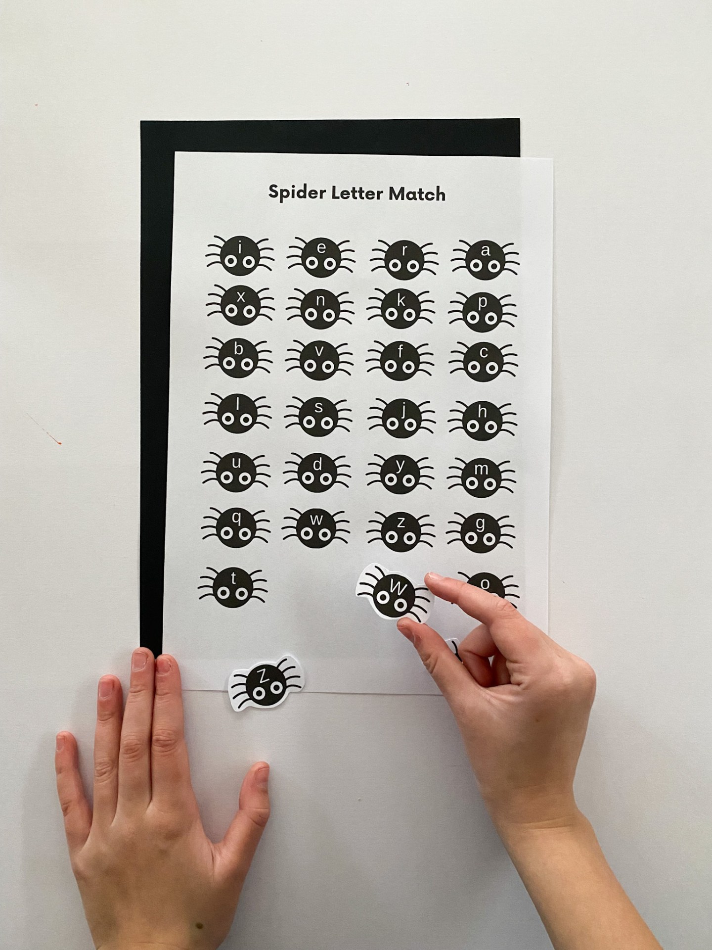 Spooky Halloween Letter Match